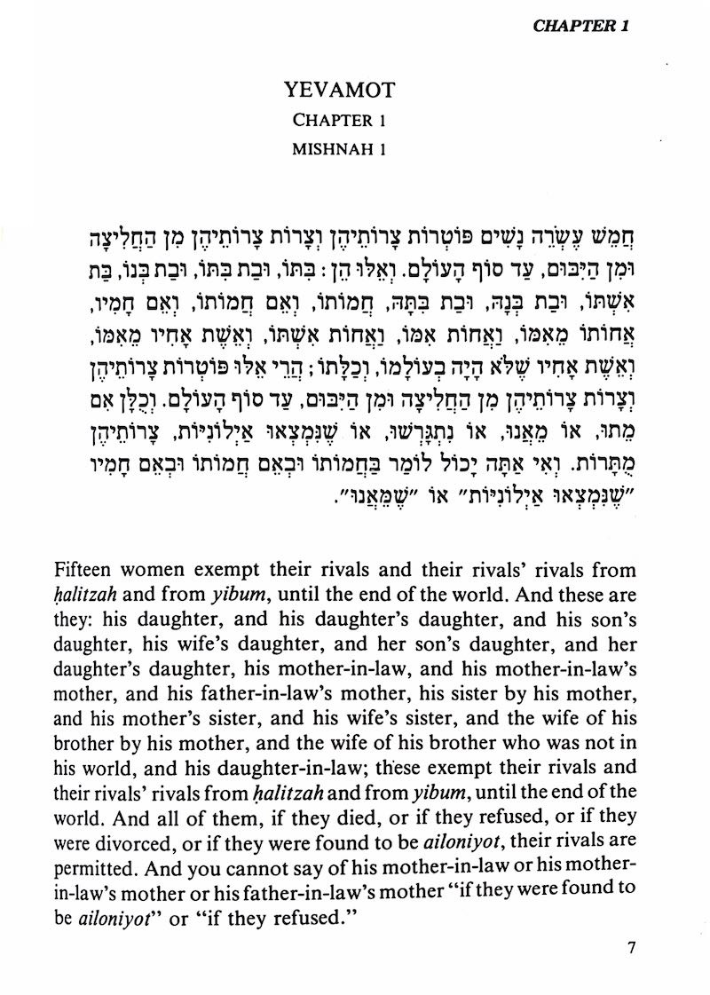 Yevamot - Ketubot- Seder Nashim 7